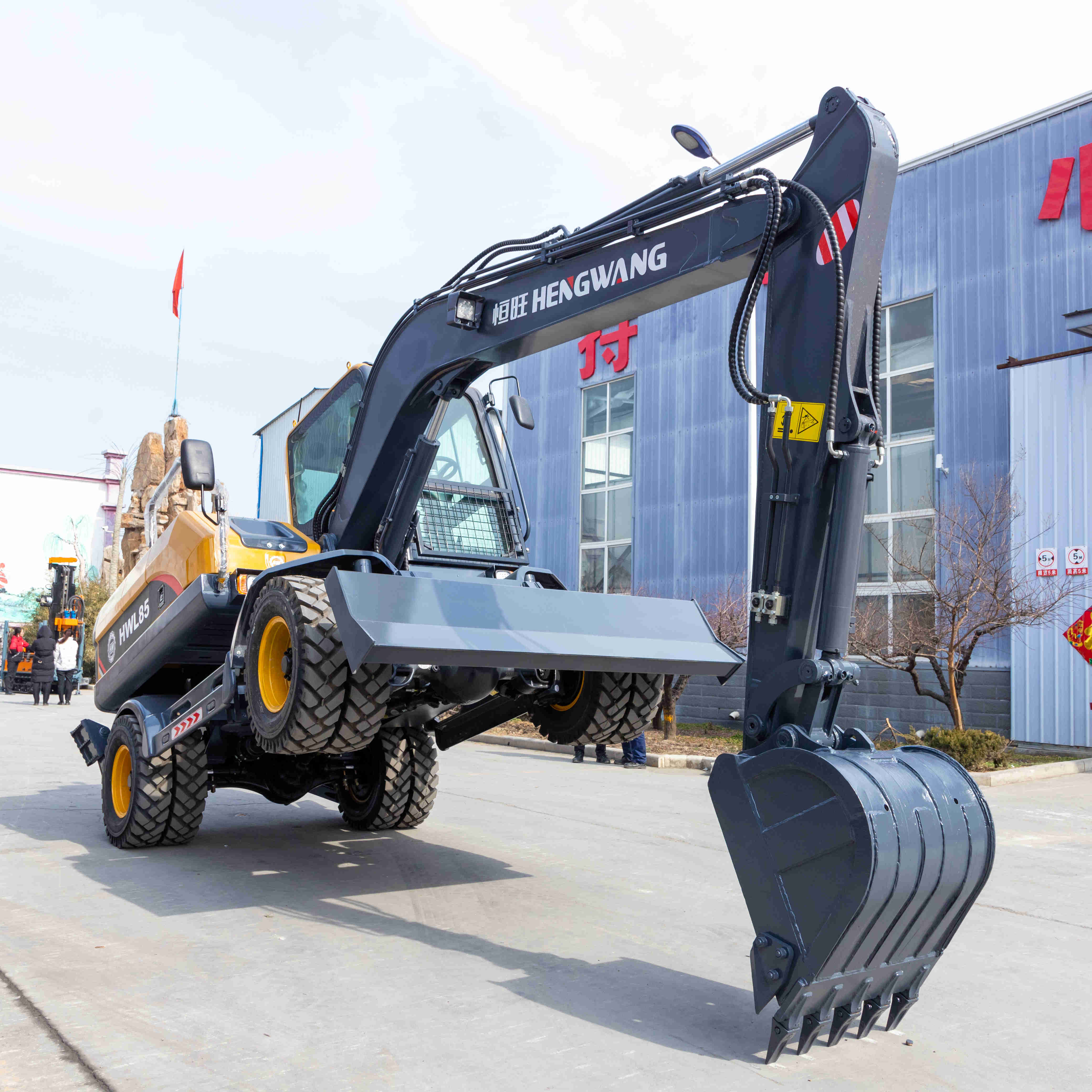 HWL90 Wheel excavator - Wheeled Excavator, Mini Excavator, Crawler ...